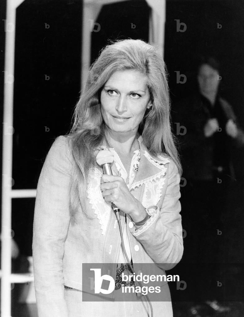 Image of French singer Dalida, end 1960s