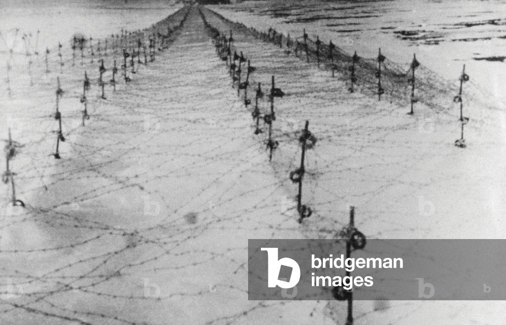 Image of The Carol II defense line in Romania in April 1940,