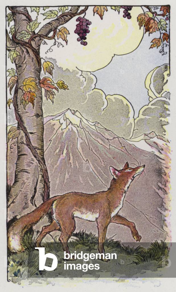 Aesops Fables The Fox And The Grapes