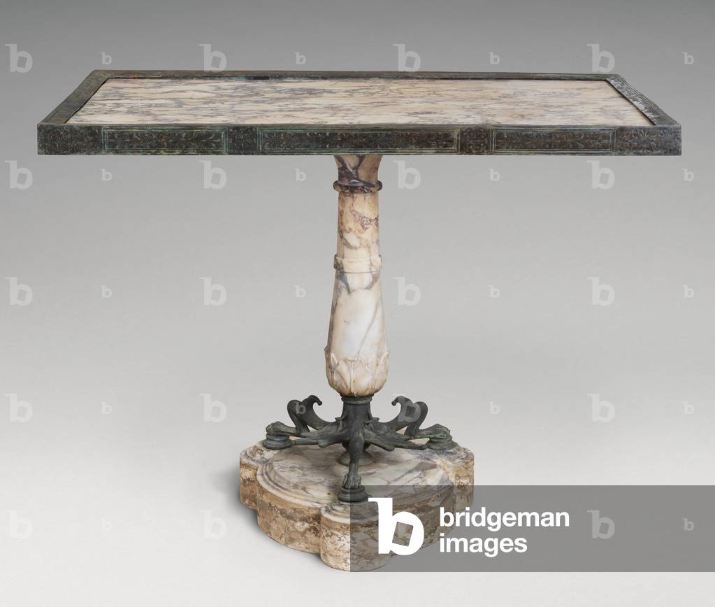 Image of Marble and bronze table, 1st century A.D. by Roman Imperial ...