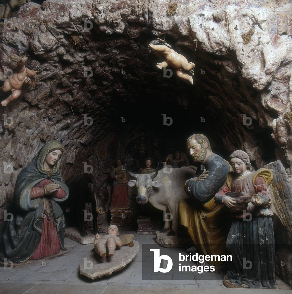 Image of Nativity, detail, hard stone, Altobello Persio (1507-1593 ...