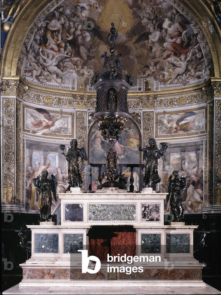 Image of Apse of the Cathedral of Siena, 16th century (fresco) by ...