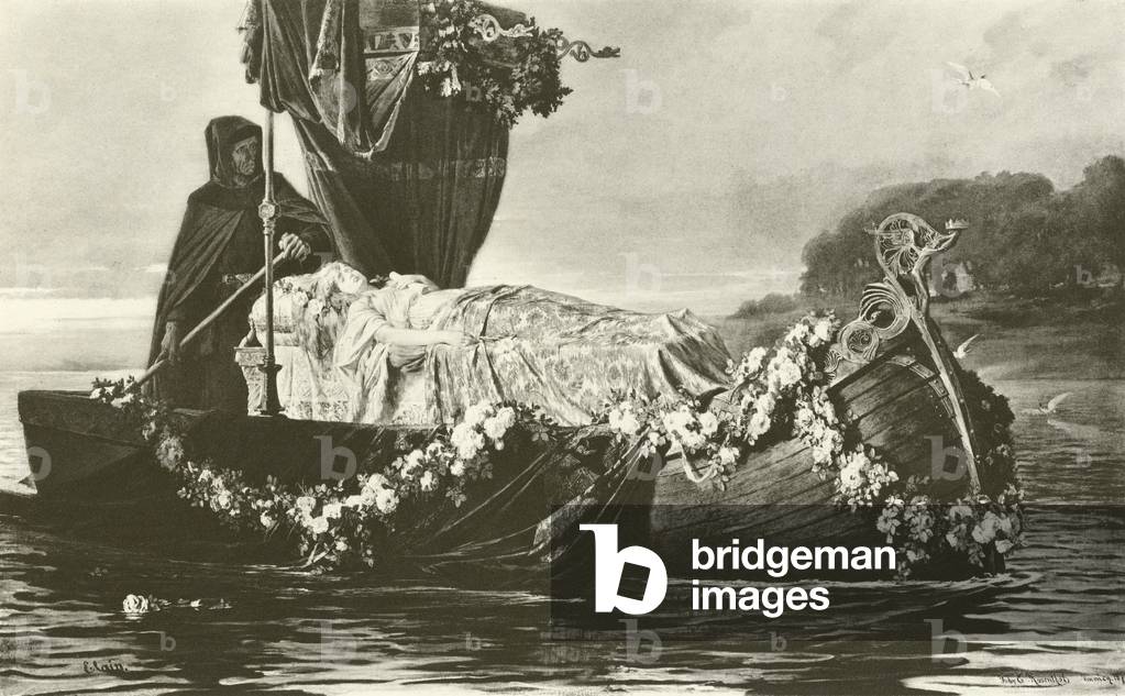 Image Of Elaine Gravure By Rosenthal Toby Tobias Edward 1848 1917 After
