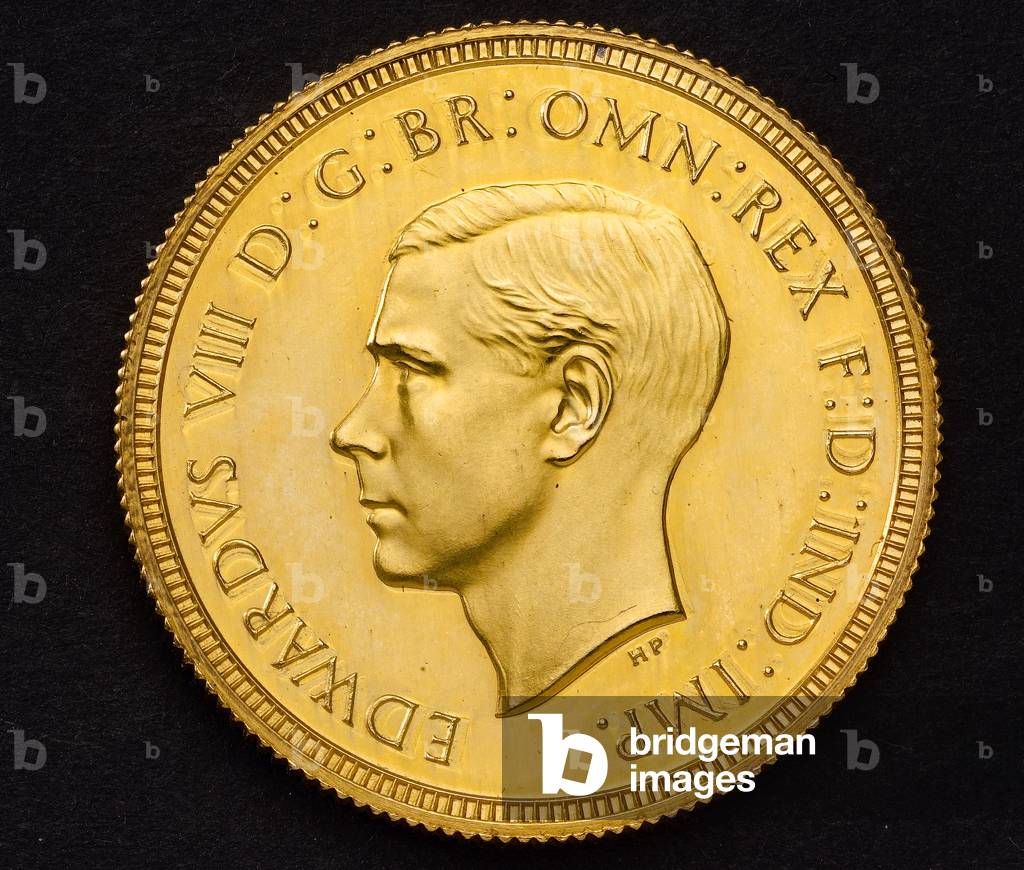 Image of Unissued pattern coin of Edward VIII, 1936 (metal) by English School, (20th century)