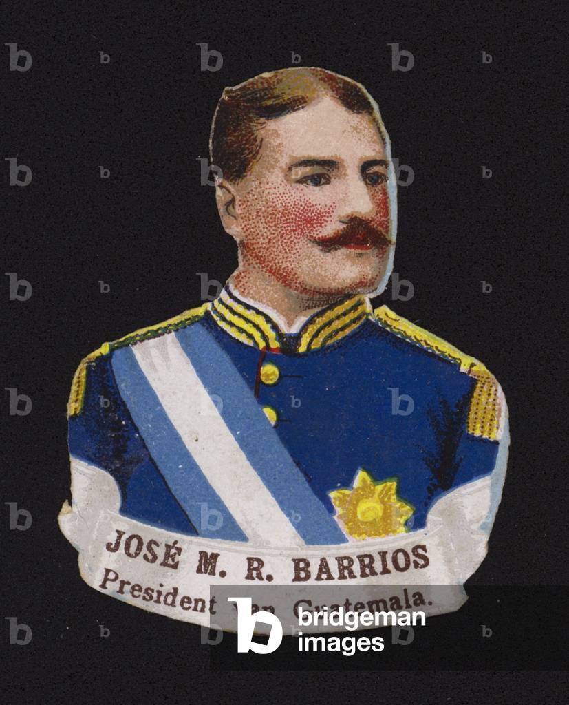 Image of Jose Maria Reina Barrios, President of Guatemala (chromolitho) by European School ...