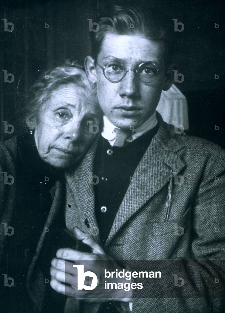 Image of Théodore Stravinsky with his grandmother Anna Stravinsky ...
