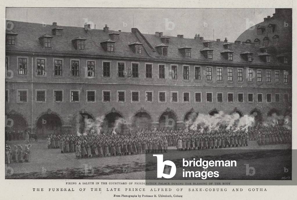 Image of The Funeral of the Late Prince Alfred of Saxe-Coburg and by ...