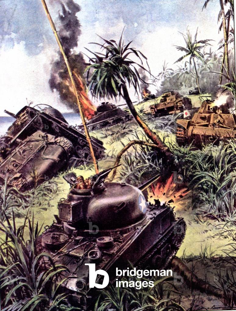 Image of World War II-War in the Pacific-1944 Japanese and Americans ...