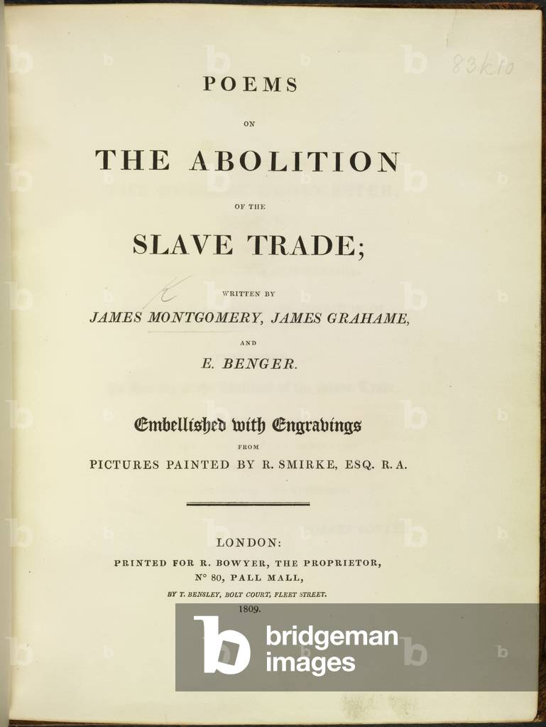 Image of Title page of Poems on the Abolition of the Slave