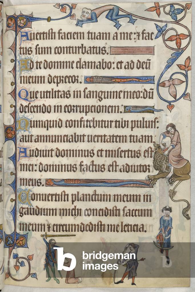Image of Add. 42130, f.56, Psalm 29, Execution of Thomas of Lancaster ...