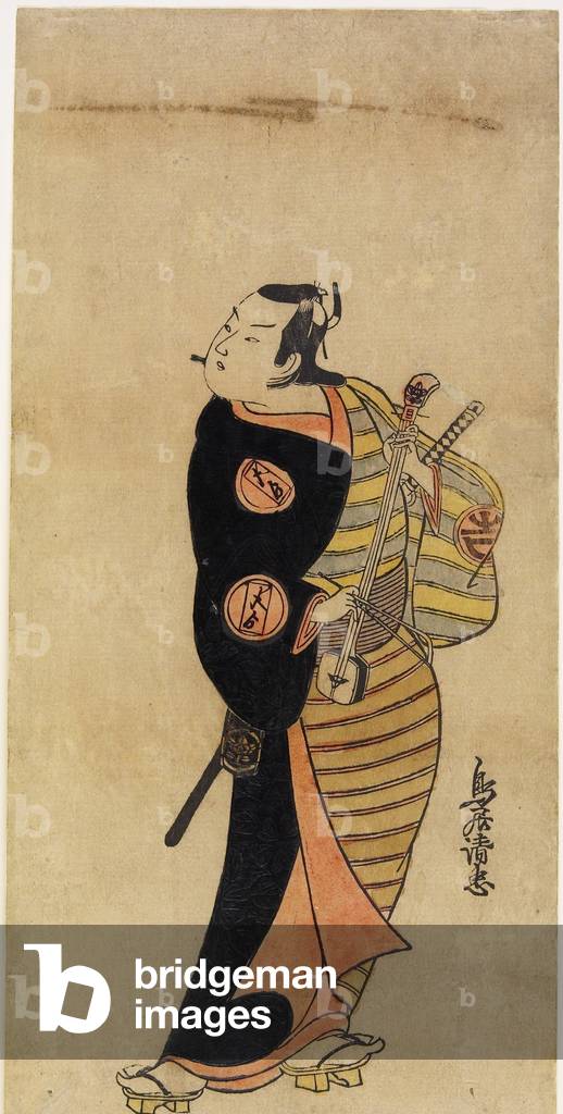 Image of Actor Ichimura Takenojō IV as the page Kichisaburō, 1718 (hand ...