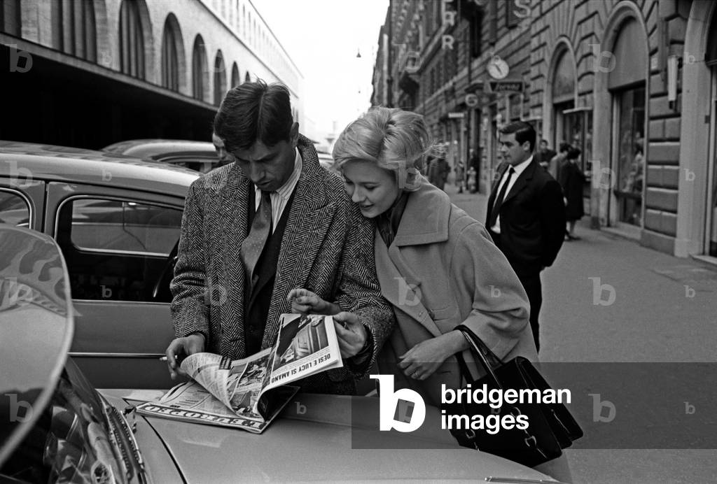 Image of Rome, Italy, 1960, Presenter Emma Danieli with her husband ...