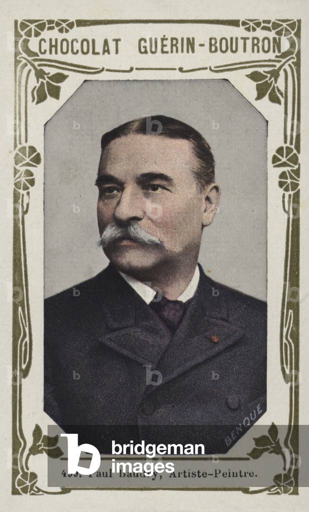 Image of Paul Baudry, Artiste-Peintre (coloured photo) by French School ...