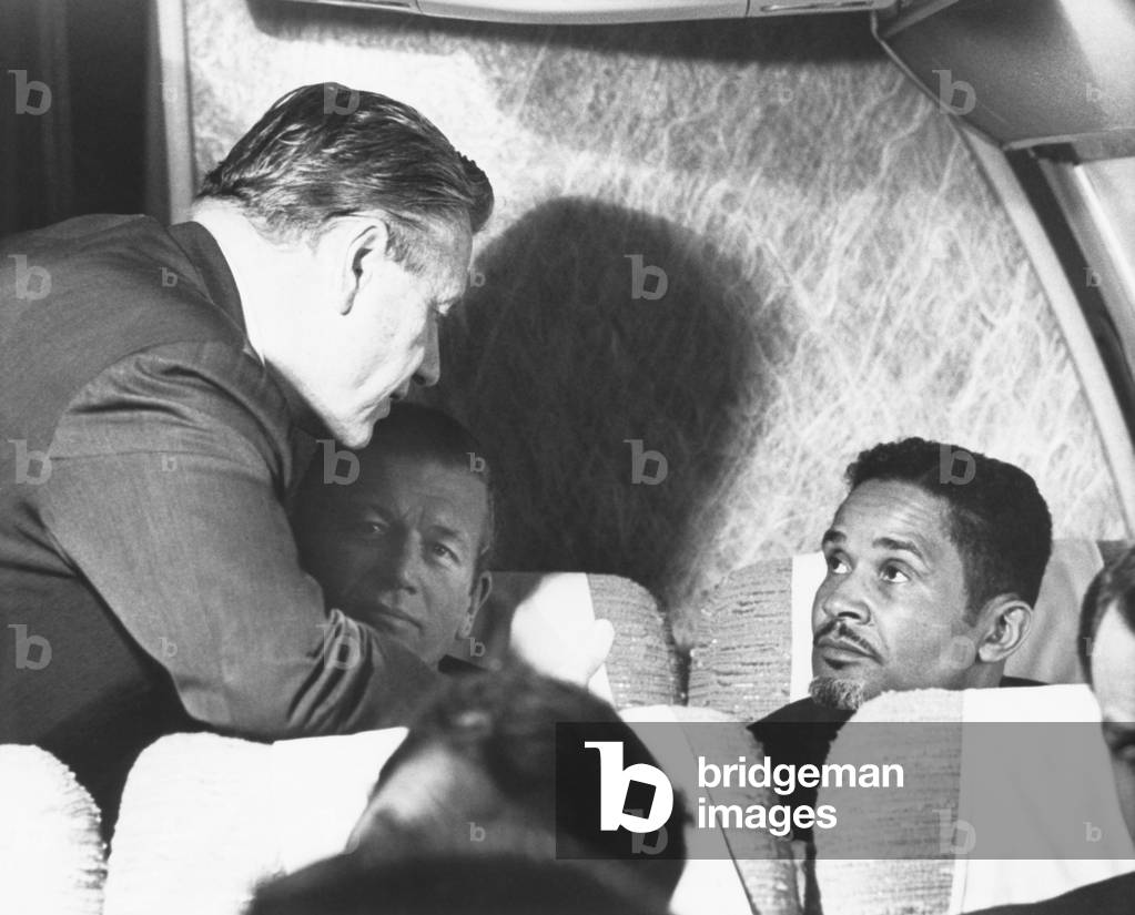 Image of New York State politicians flying to Martin Luther King's Jr.