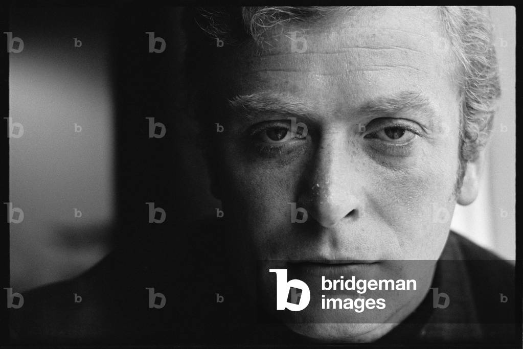 Image of Michael Caine portrait, 1965 (b/w photo) by Suero, Orlando ...