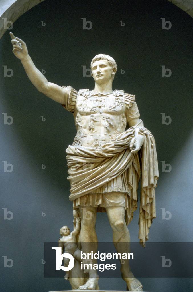 Image of Augustus Caesar: Gaius Julius Caesar Octavianus (63 BC-14 AD ...