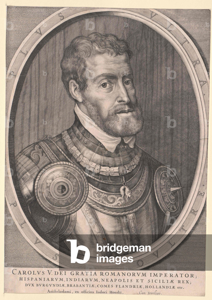 Image of Holy Roman Emperor Charles V (print) by Hondius, Jodocus The ...