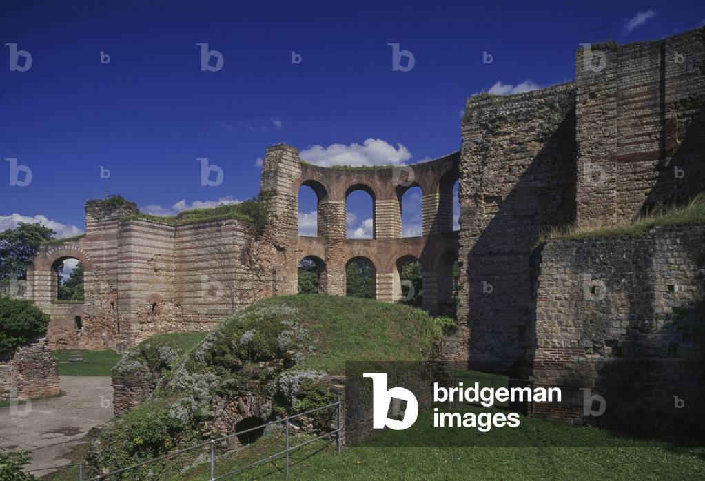 Sudatorium and calidarium, Imperial Baths (Kaiserthermen), Augusta ...