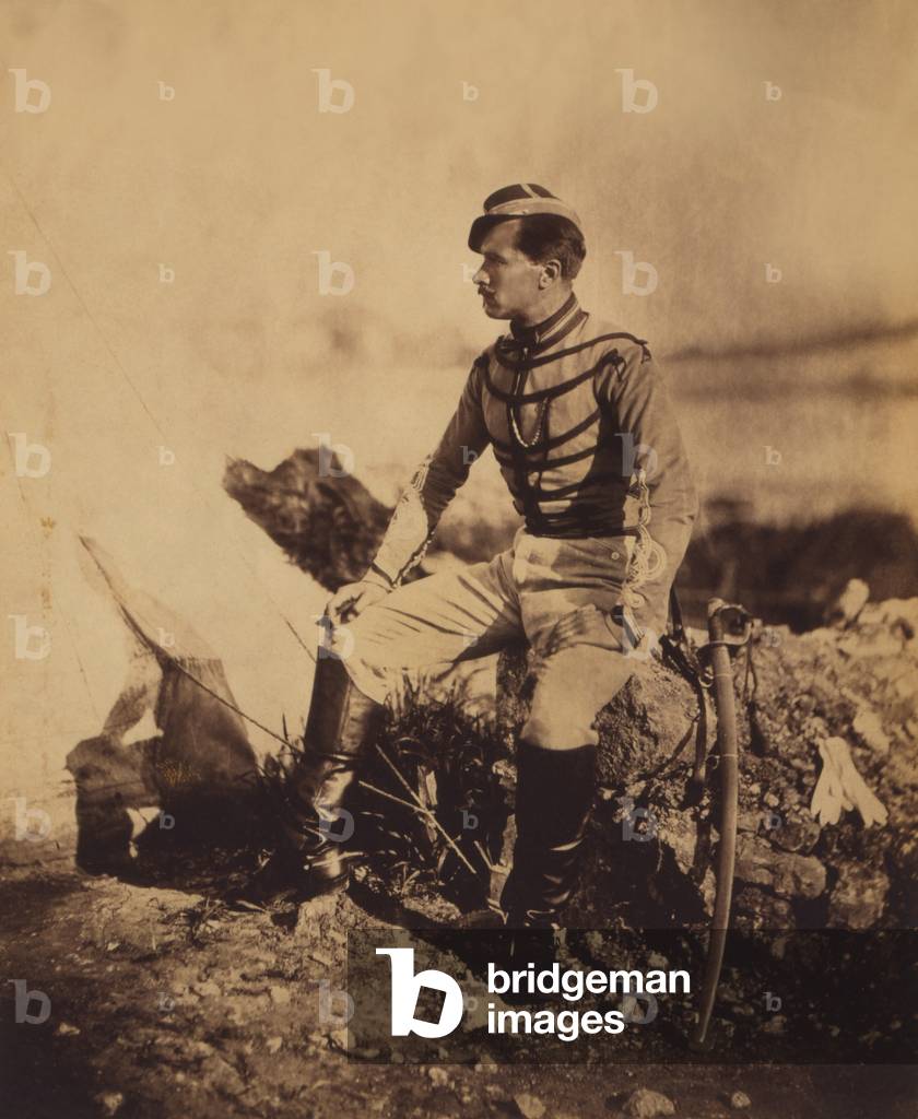 Image of Captain Thomas, aide-de-camp to General Pierre Bosquet, Seated ...