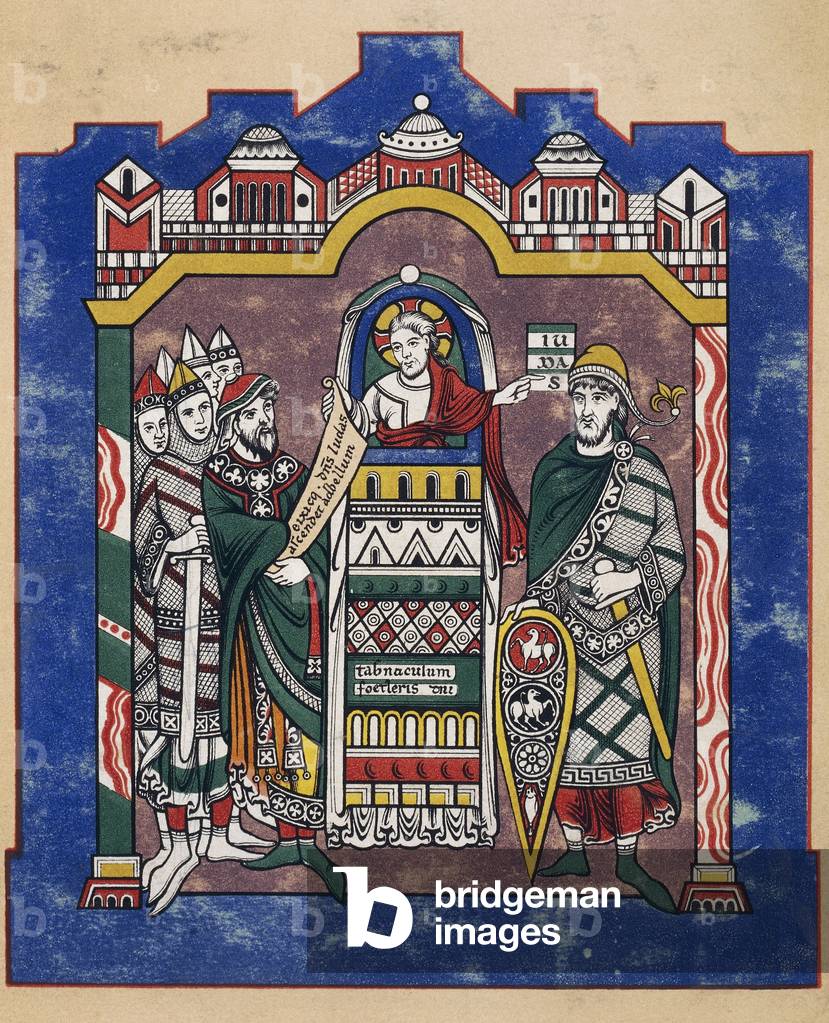 Image of Judah and the children of Israel, miniature from the Second