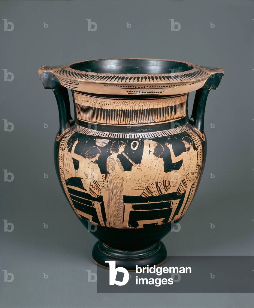 Image of Red-figure pottery, Attic vase, 5th Century B.C.