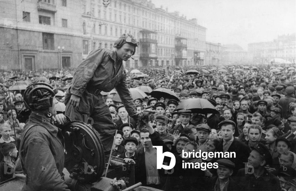 Image of Victory Parade in Red Square, Moscow, USSR, June 24Th, 1945,
