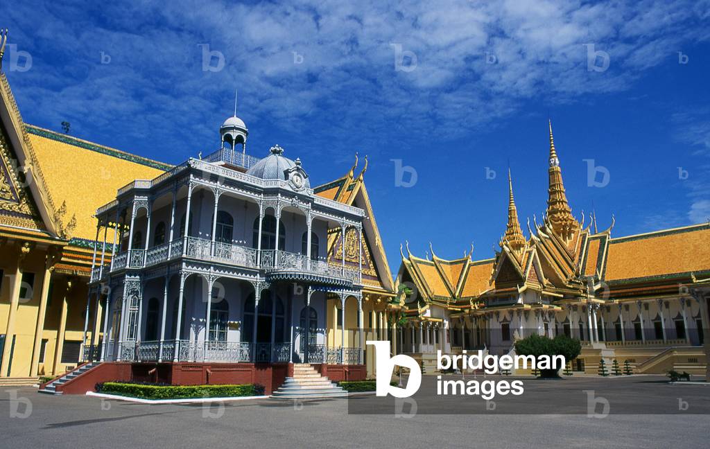 Image of Cambodia: Pavilion of Napoleon III (left) and the Throne Hall