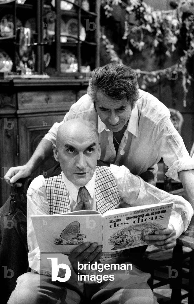 Image of Jacques Seiler and Daniel Gelin on The Set of Tvmovie