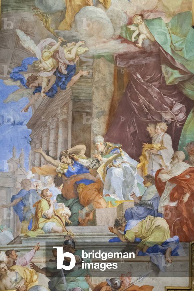 Image of The miracle of the chains in the center of the by Parodi ...