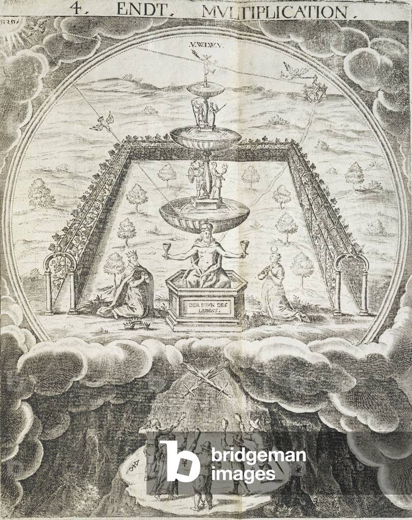 Image of The fountain of life, illustration from the Cabala, The mirror