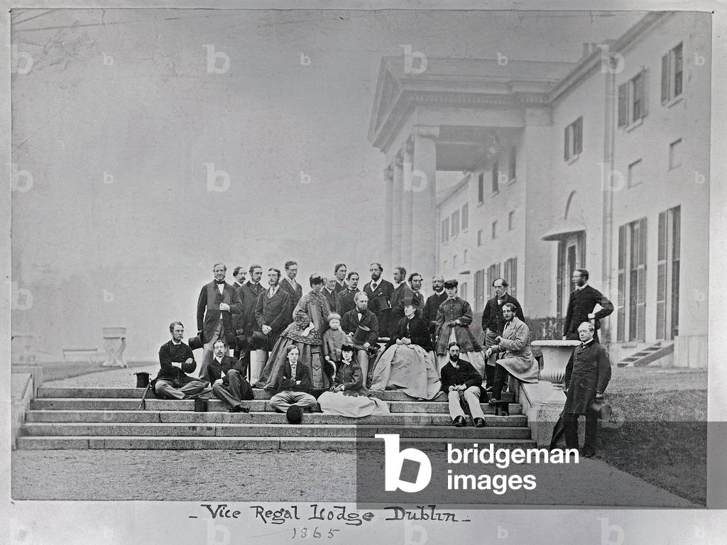 Image of Vice-Regal Lodge, Dublin, 1865 (albumen print) by Irish ...