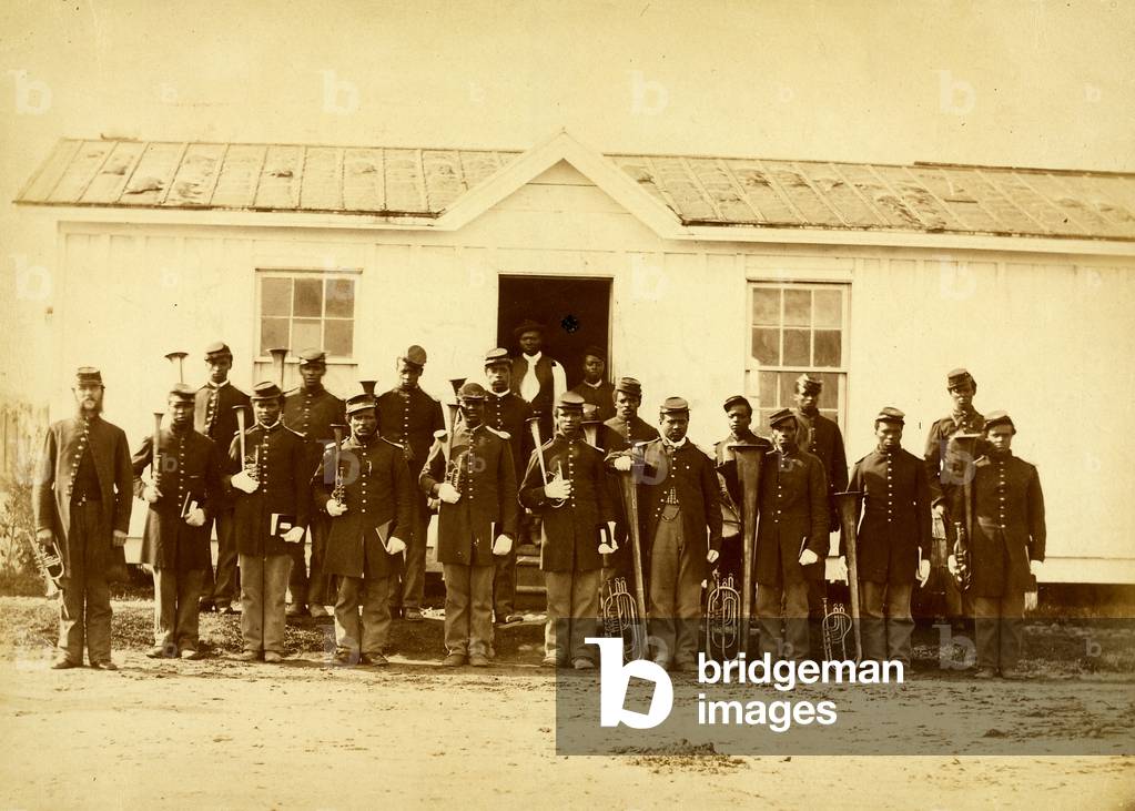 Image of Band of 107th U.S. Colored Infantry 1865 (photo)