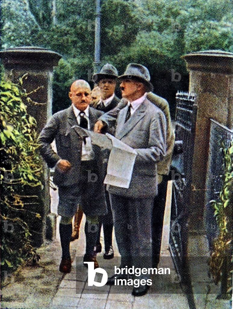 Image of Hitler with Julius Streicher (1885 16 October 1946)