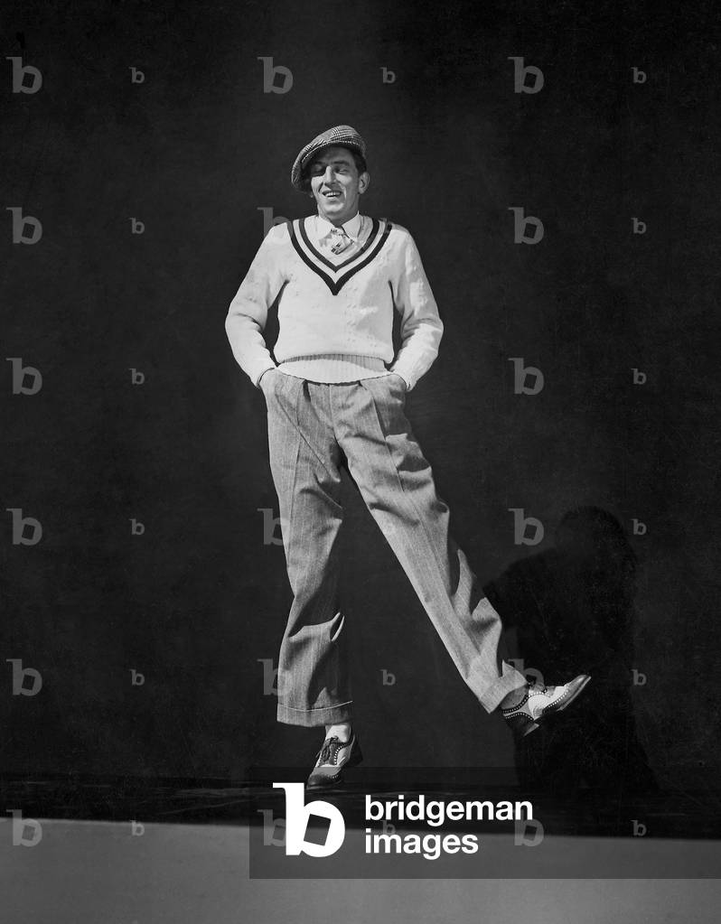 Image of Ray Bolger, on-set of the Film "Rosalie", 1937