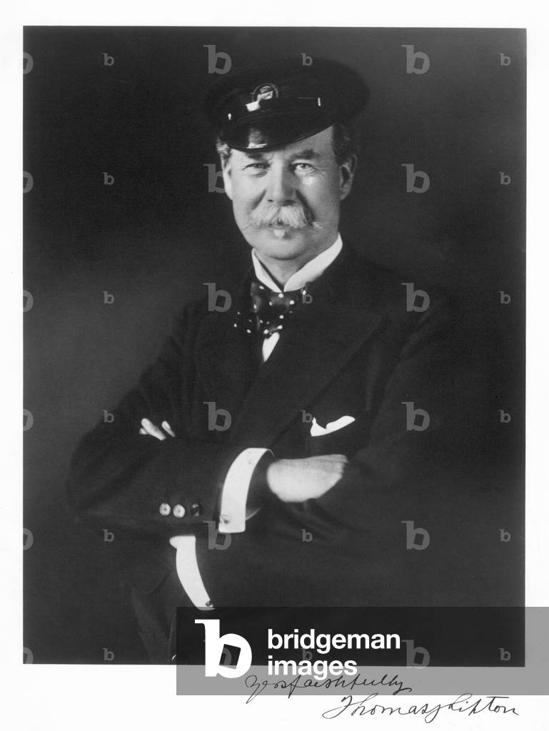 Image of SIR THOMAS LIPTON (1850-1931) British merchant and yachtsman.