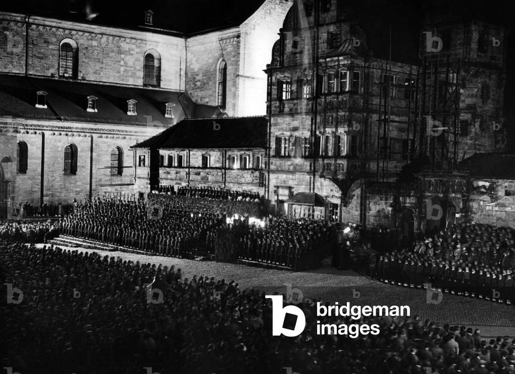 Image of BDM meeting in Bamberg, 1936 (b/w photo)