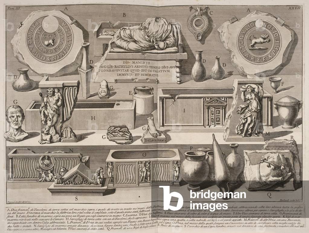 Image of Illustration of objects for book on Ancient Rome