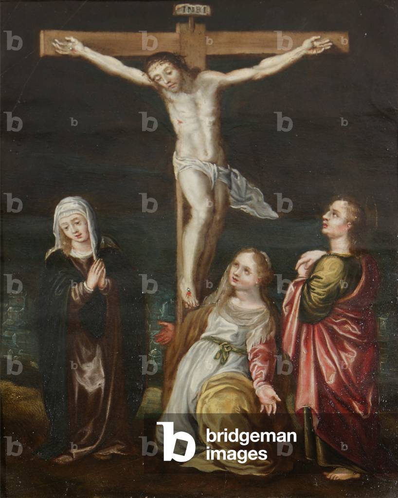 Image of The Crucifixion by Flemish School, (17th century)