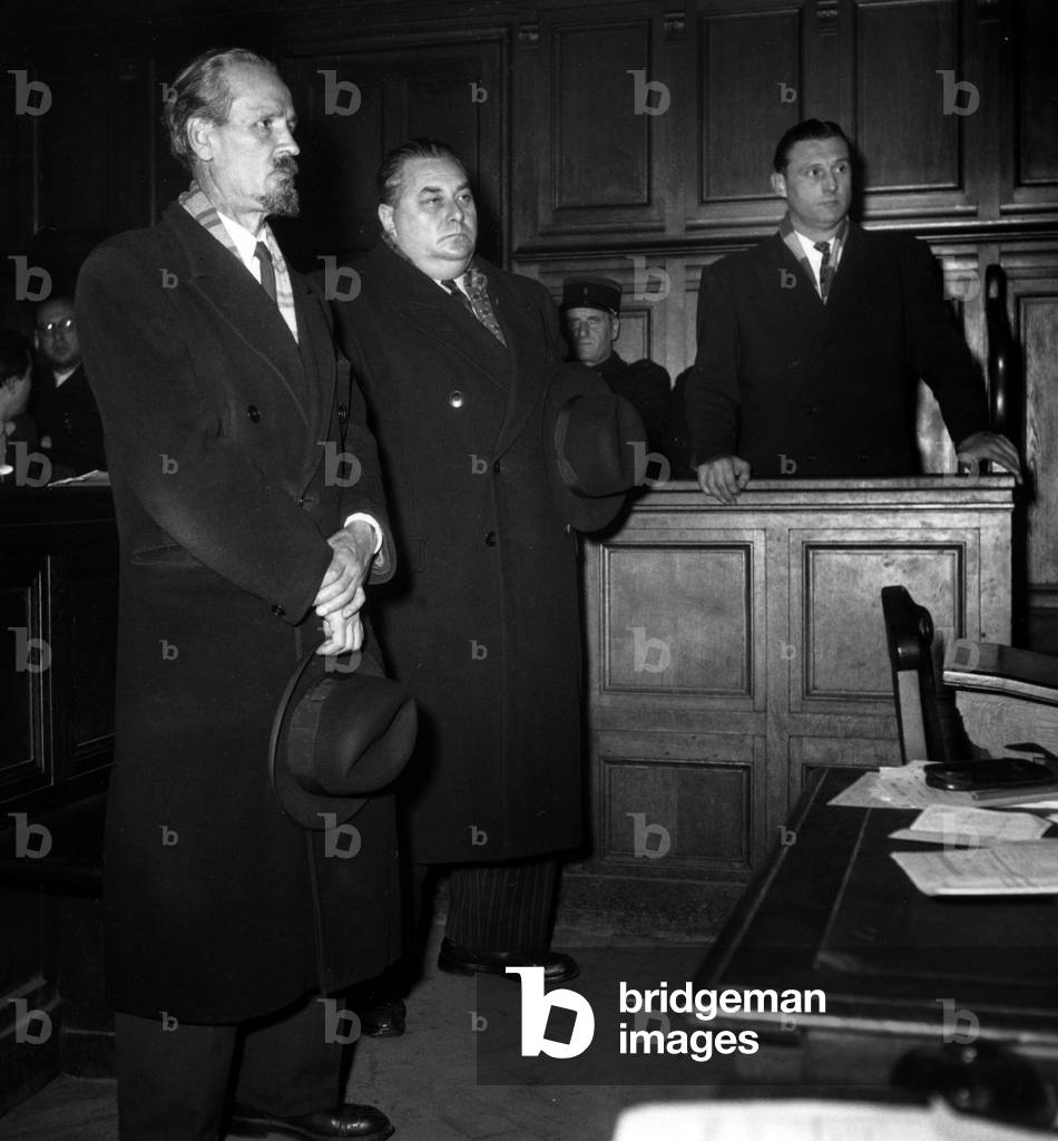 Image of Trial of Gangster Georges Boucheseiche here With his ...