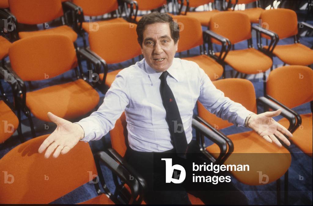 Image of Rome, 1983. Italian TV presenter Corrado Mantoni (photo)