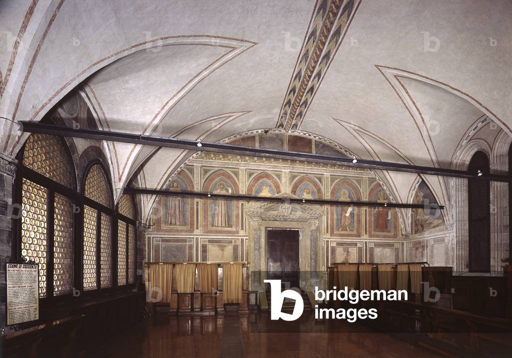 Image of Chapter Room, by Unknown Artist of the Workshop of Giotto, by ...