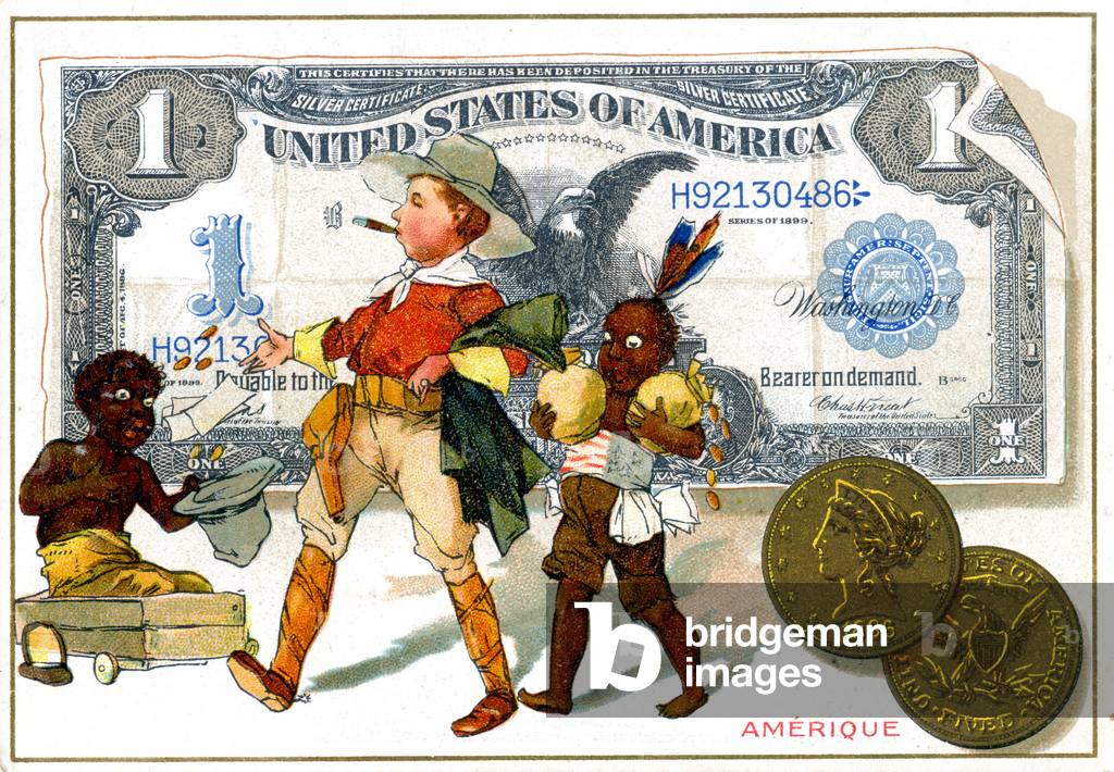 Image of Allegory of America, early 20th century (chromo)