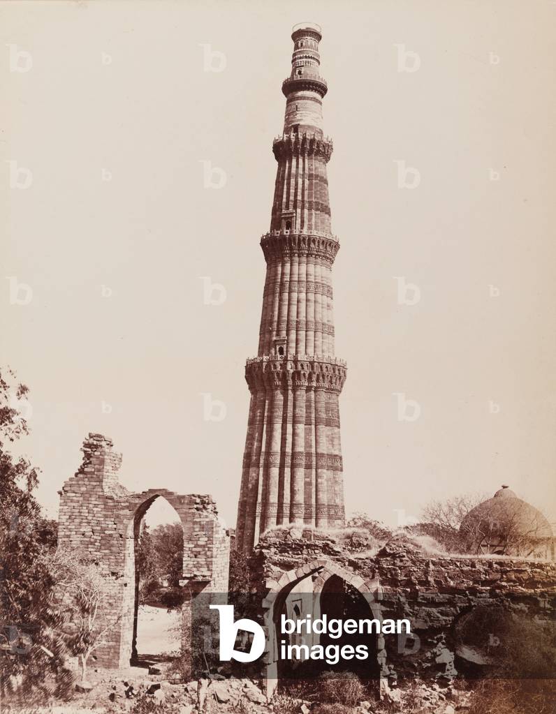 Qutub Minar Old Book Illustrations Qutub Minar: Plea On Qutub Mosque: