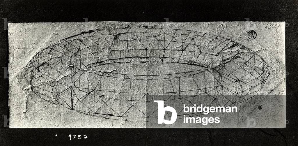 Image of Study of a 'mazzocchio' (padded rolled base of a hood) by ...