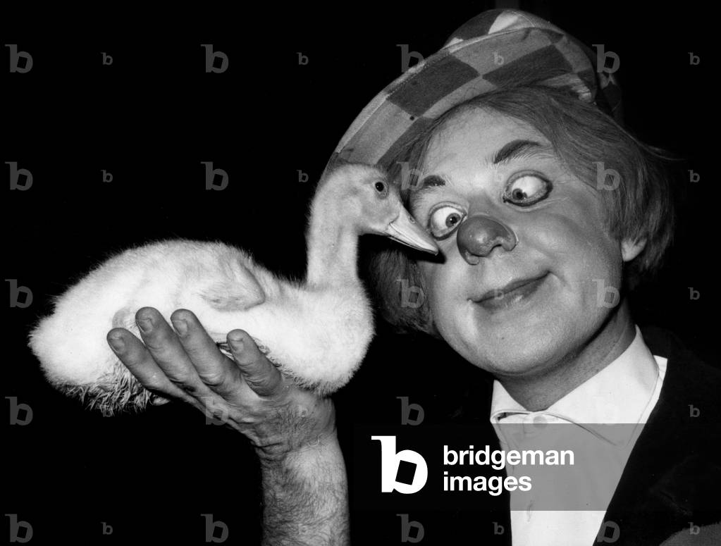 Image of Famous Societ Clown Oleg Popov (Of Circus of Moscow) and