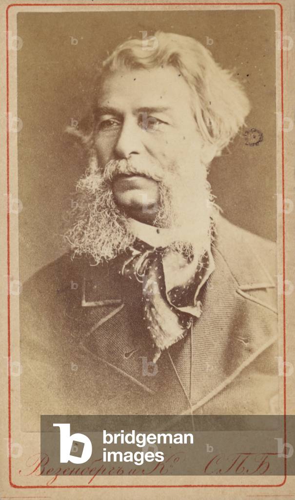 Image of Dmitry Grigorovich, Russian writer and artist (b/w photo) by ...