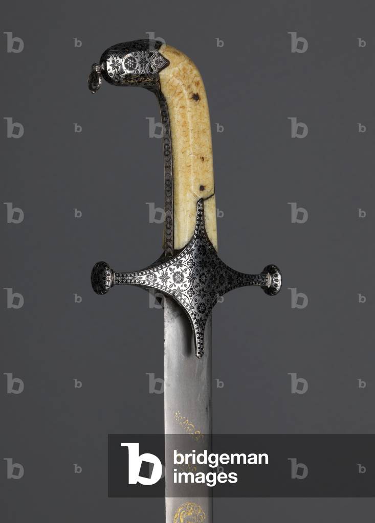 Image of Sword with scabbard, North India, 18th century (walrus ivory ...