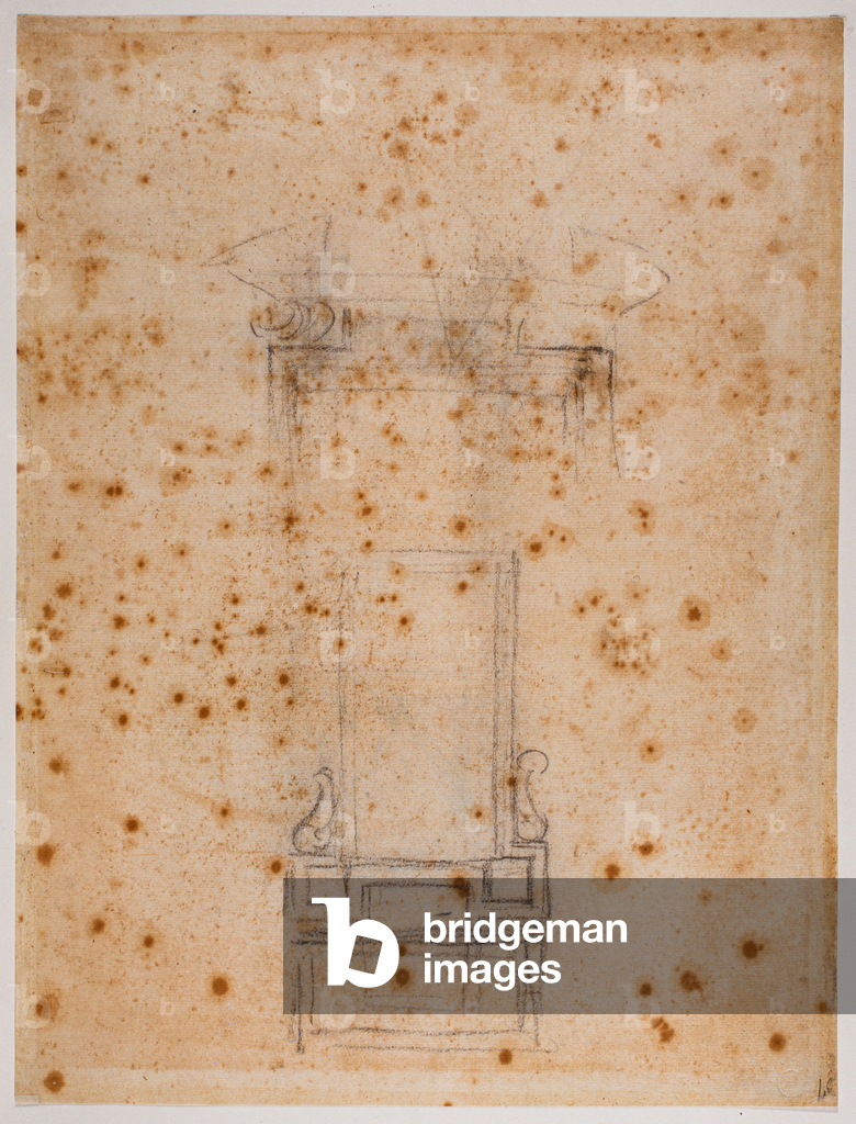 Image of Studies of a window and door for the Laurentian recess, by ...
