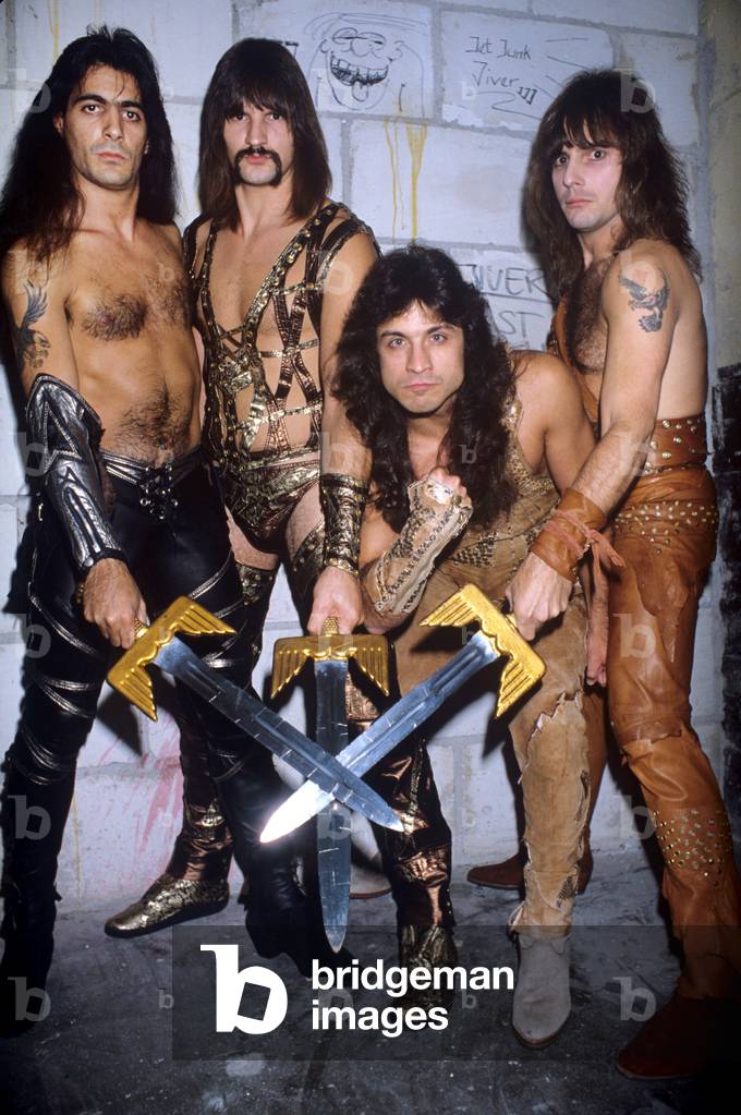 Image of Manowar (v.l. Joey DeMaio, Scott Columbus, Eric Adams, Ross ...