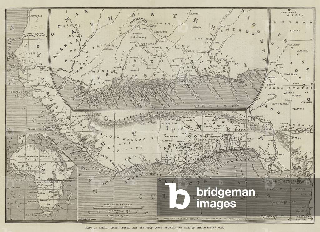 Image of Cartes de l'Afrique, de la Haute-Guinée et de la Côte by Dower ...
